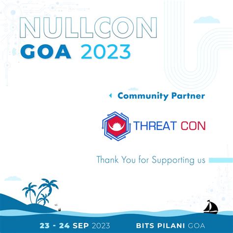 Nullcon On Linkedin Nullcongoa Nullcongoa2023 Infosec Conference