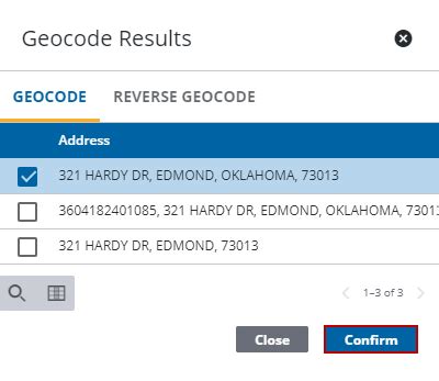 Geocode A Service Request
