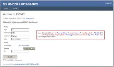 ASP NET PropertyGrid User Web Control CodeProject