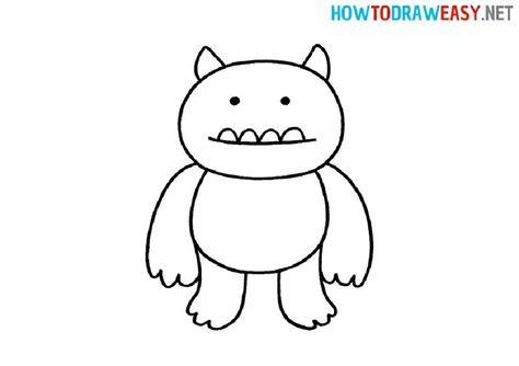 25 Easy Monster Drawing Ideas How To Draw A Monster