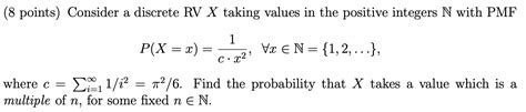 Solved Points Consider A Discrete RVX Taking Values In Chegg Com