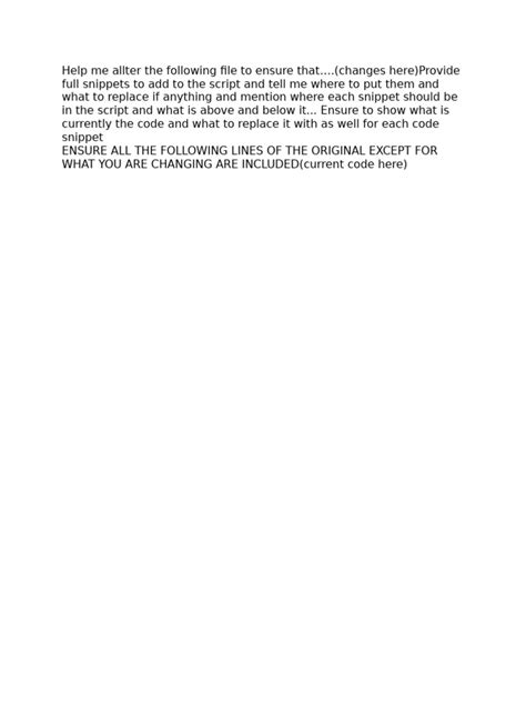 Updating Scripts With Ai Prompt Pdf