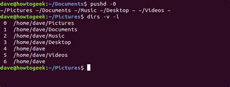 How To Use Pushd And Popd On Linux
