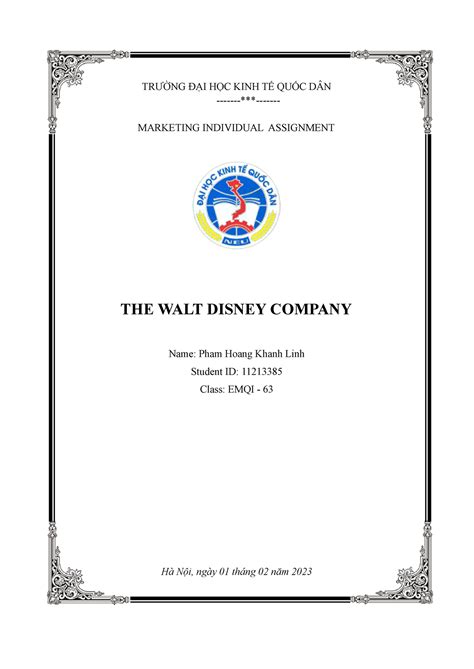 Marketing Individual Assignment TRƯỜNG ĐẠI HỌC KINH TẾ QUỐC DÂN MARKETING INDIVIDUAL