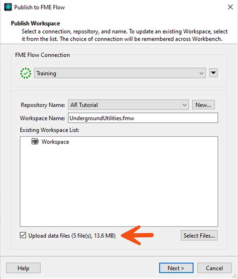 Creating An Fme Flow Ar App Fme Support Center