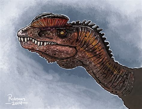 Head Dilophosaurus On Behance
