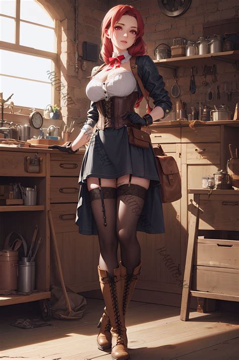Steampunk Girl By Harutoart On Deviantart