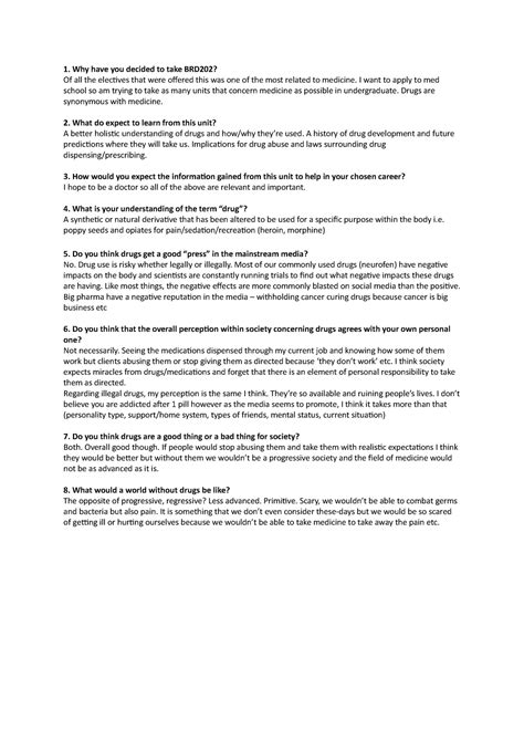 Brd202 Workshop 1 Pre Tute Work Week 1 1 Why Have You Decided To