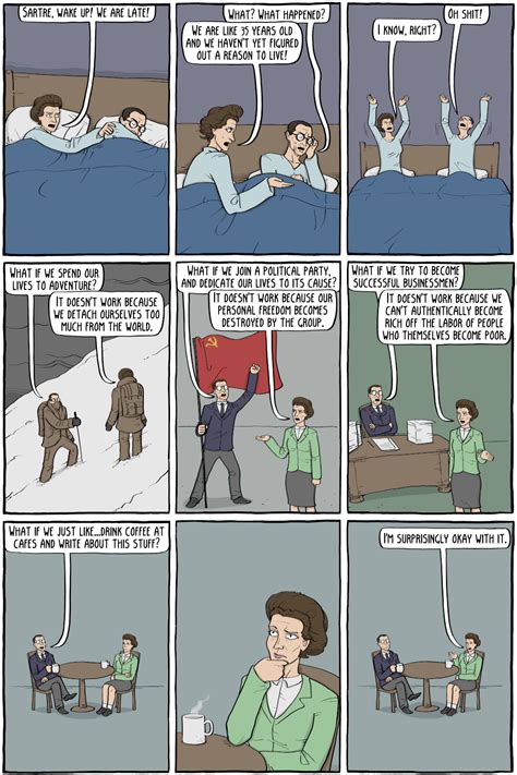 Wake Up Sartre Existential Comics