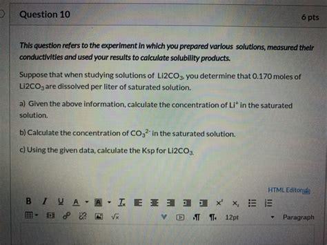 solved question 7 6 pts this question refers to the