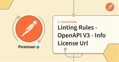 linting rules openapi v3 info license url postman open