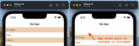 Ios Ui Listview Radlistview Dont Bounce Back After Pull To Refresh · Issue 9567