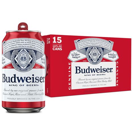 Budweiser American Lager Beer Cans 5 Abv Walgreens