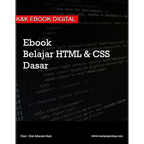 Jual Pdf Buku Belajar Html Css Dasar 2022 Shopee Indonesia