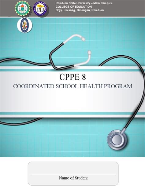 Module In Cppe 8 Coordinated School Health Pdf Health Education
