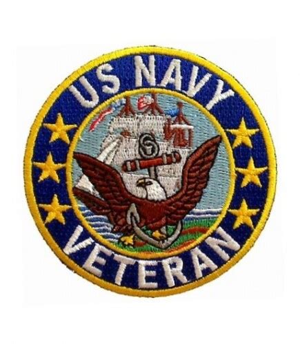 Us Navy Logo Veteran Patch Military Veteran Patches Ebay