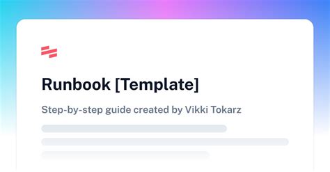 Runbook Template Scribe