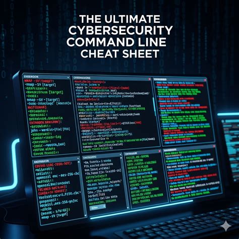 The Ultimate Cybersecurity Command Line Cheat Sheet By Error Sep 2025 Medium