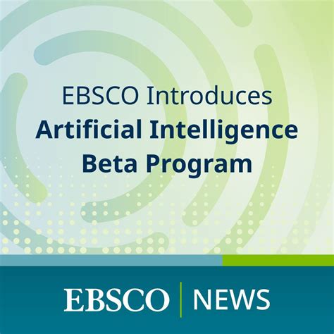 Ebsco Information Services On Linkedin Researchtools Aiinresearch Informationdiscovery