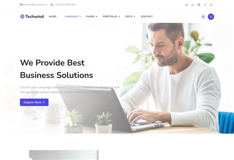 Techwind Tailwind Css Multipurpose Landing And Admin Dashboard Template