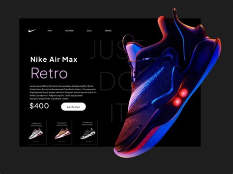 Nike Landing Page Design By Anusha A Patil On Dribbble