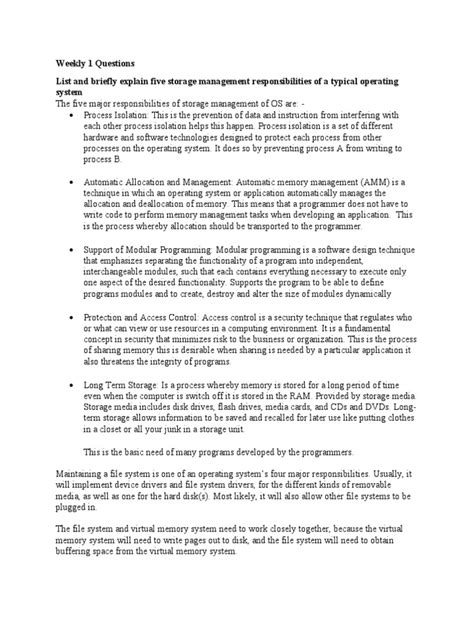 week 1 question operating system download free pdf computer data storage operating system