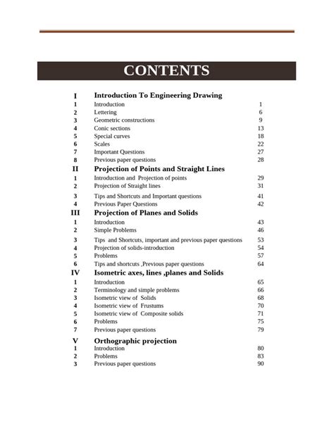 Engineering Drawing Course File Pdf Drawing Shape