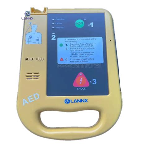 Lannx Udef 7000 Handheld Heart Pacemaker Automatic External Aed Defibrillator For Public Places
