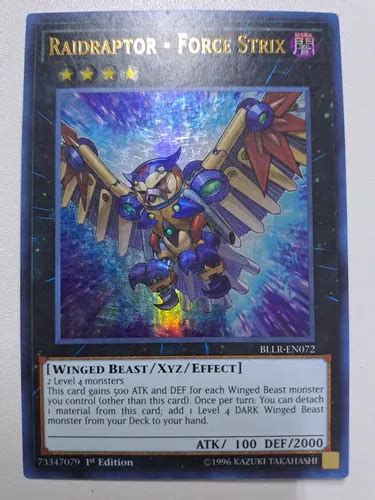 Raidraptor Force Strix Bllr En072 Ultra Rare Yugioh Mercadolibre