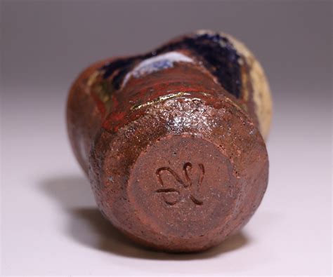 安倍安人 作 「彩色備前酒呑」 ～備前焼専門卸小売店 川口陶楽苑～