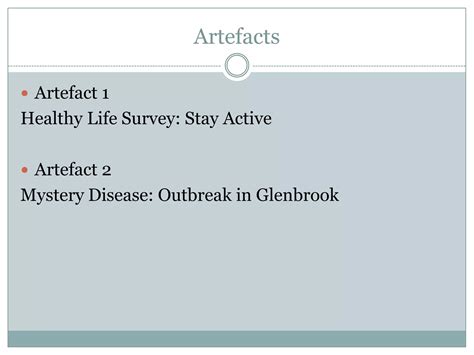 Artefact Powerpoint Ppt
