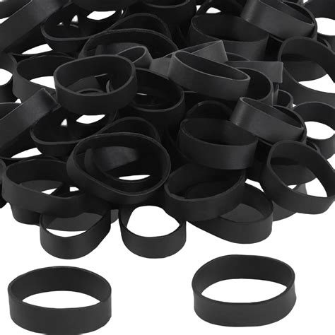 Tactical Rubber Bands Size 82 2 1 2 X 1 2 50 Pcs Black Thick Small Wide Strong Heavy