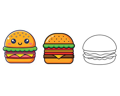 Hamburger Svg Hamburger Clip Art Hamburger Cricut Svg Hamburger