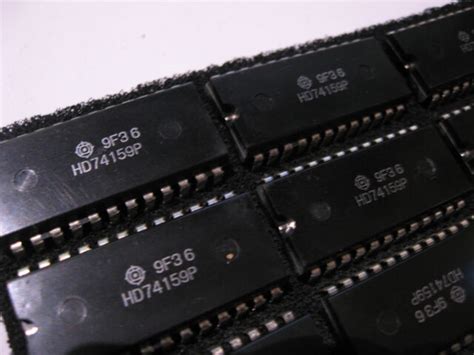 hd74159p ttl ic decoder demultiplexer 4 16 line hitachi 74159 nos ebay