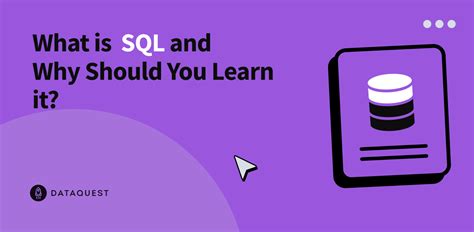 What Is Sql And Why Should You Learn It Dataquest