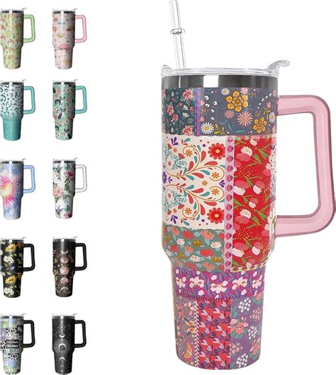 40 Oz Tumbler With Handle And Straw Leak Proof Tumbler 40 Oz Insulated