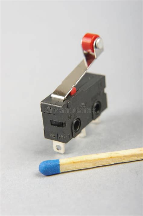 Small Limit Switch For Mechanical Movement Limiting Stock Photo Image Of Disconnect Control