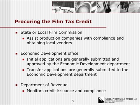 Ppt State Film Tax Credit Incentives Powerpoint Presentation Free