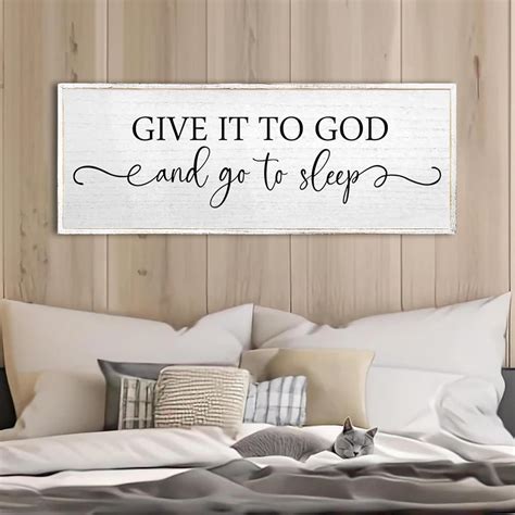 Tqianjiang Christian Wall Decor Give It To God And Go To
