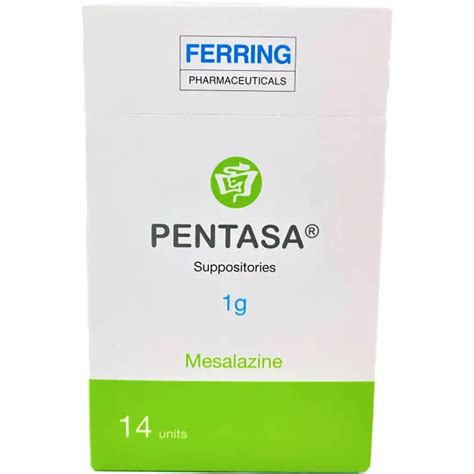 Pentasa 1gm 14supp Adam Pharmacies