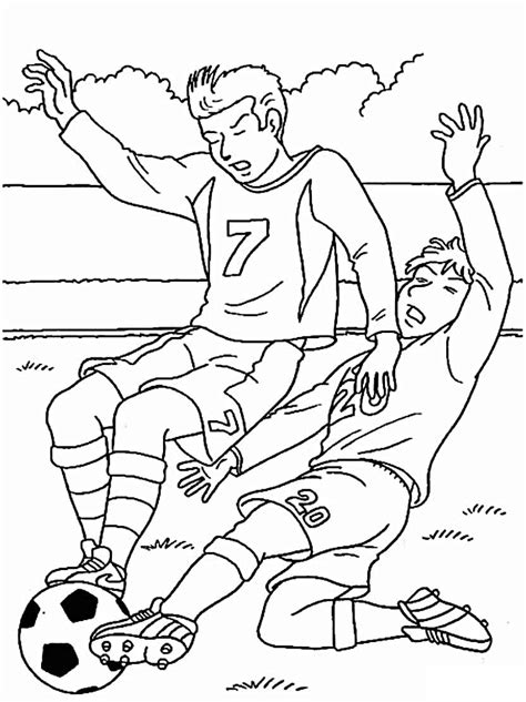 Coloriage Football Pour Les Fans De Sport
