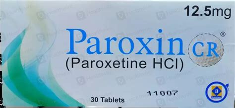 Paroxin Cr 125mg 30 Tablets Price In Pakistan Uses Dosage Side