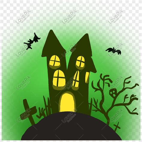 할로윈 유령의 집 일러스트 레이션 Png 일러스트 무료 다운로드 Lovepik