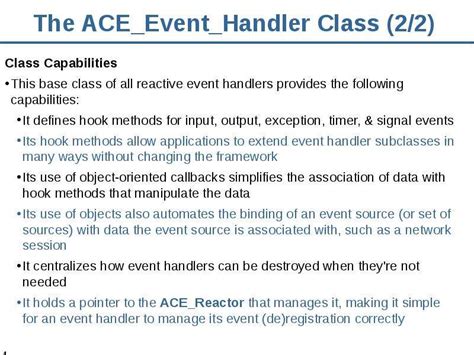C Network Programming Systematic Reuse With Ace And Frameworks