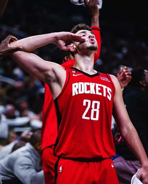 Download Alperen Sengun Houston Rockets Celebration Wallpaper