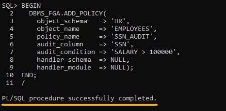 How To Use The Oracle Audit Operations Command