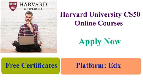 2023 CS50 Online Courses At Harvard University Edx Courses