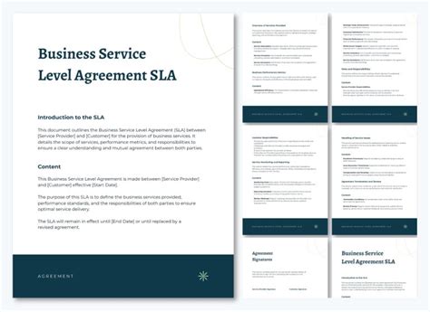 A Complete Guide To Service Level Agreement Sla Template