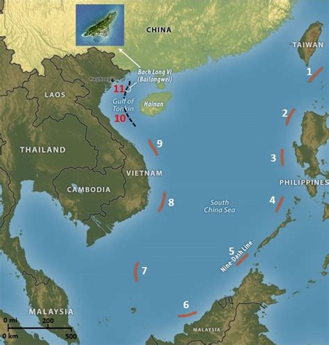 South China Sea Islands Map Political Map Of The South China Sea Uelvhr