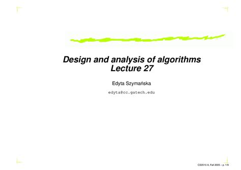 All Pairs Shortest Paths Lecture Slides Cs 3510 Docsity